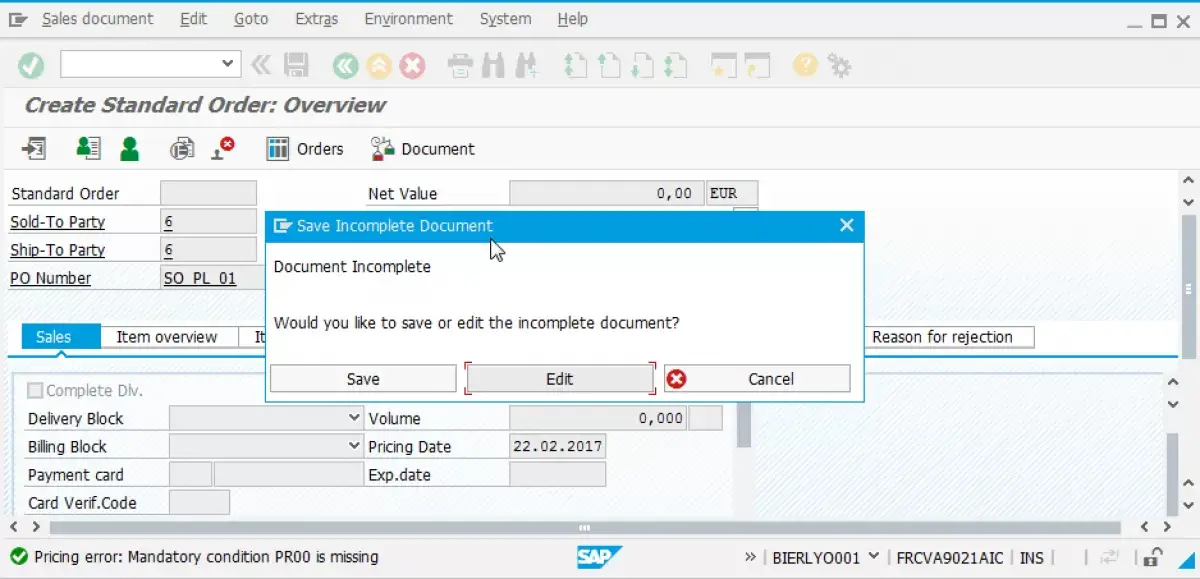 How To Solve The Problem With SAP Sales Order Incompletion Log 