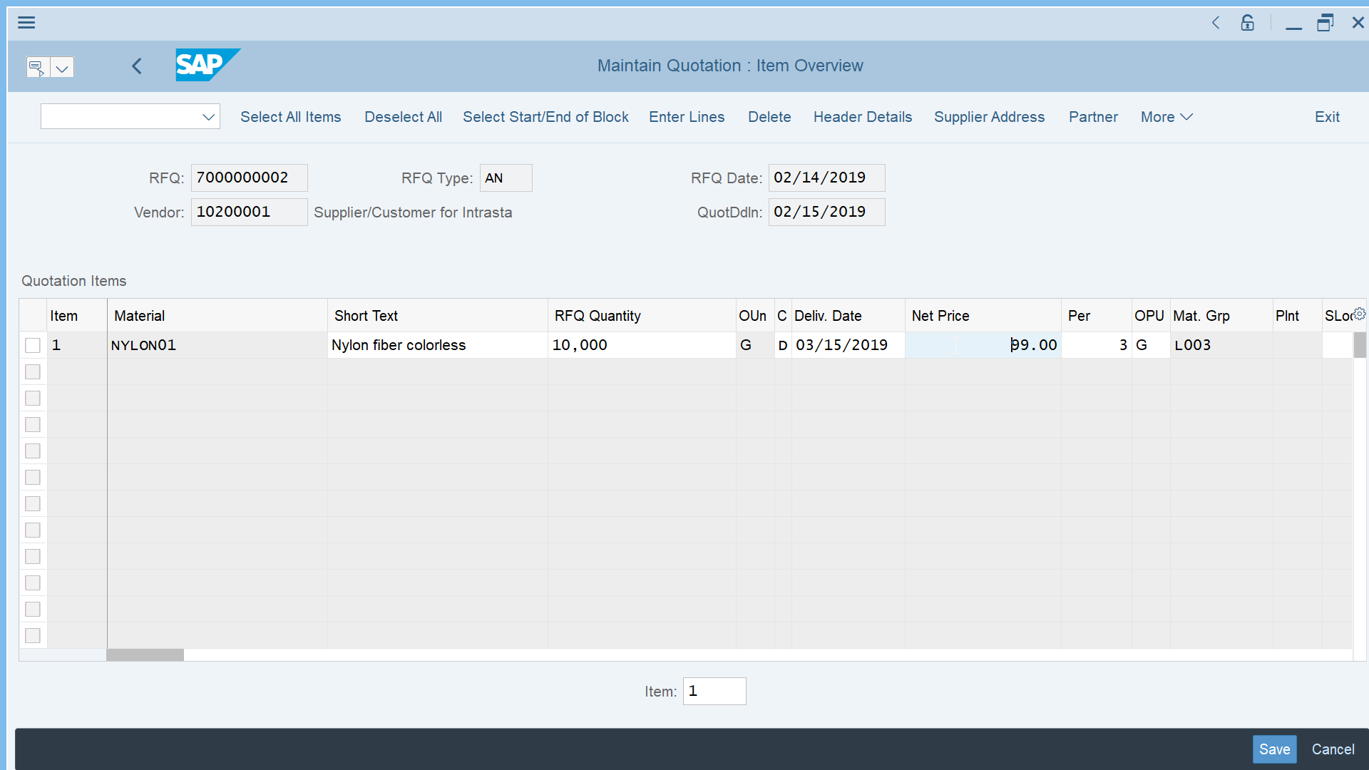 Me47 Sap Quotation Creation For Purchasing In Easy Steps
